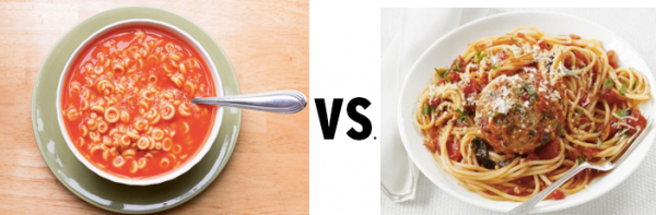 Spaghetti vs. Spaghetti-Os - Adventure Park Insider