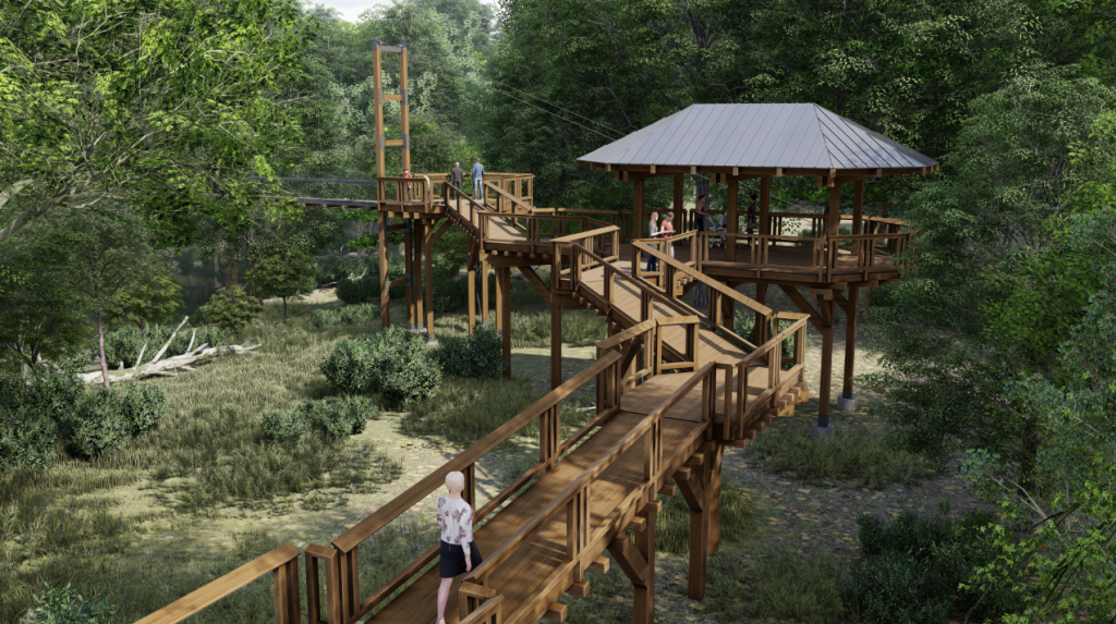 New Canopy Walk Coming to Hidden Lake Gardens - Adventure Park Insider
